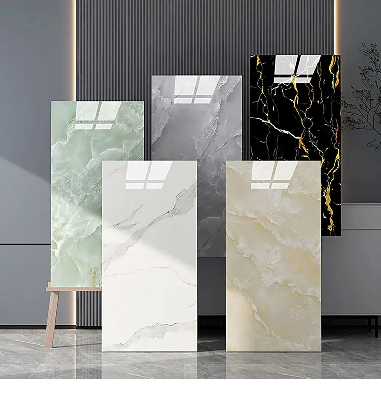 Bathroom Plastic Waterproof Wall PVC Panels Interior 3D Tiles Stickers