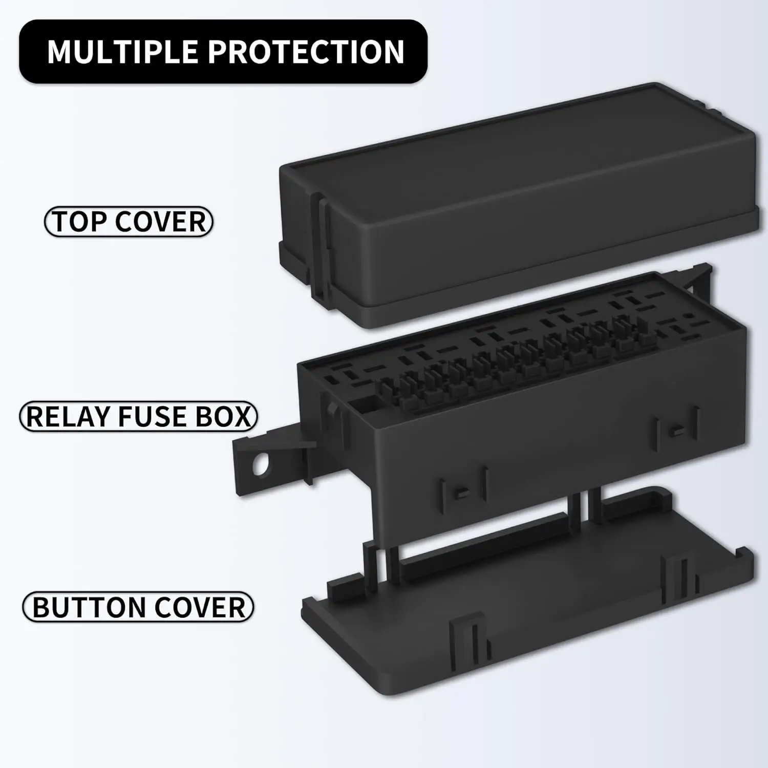 Relay Box Pre-wired Fuse And Relay Box Waterproof With 6 Pcs 4 Pin ...