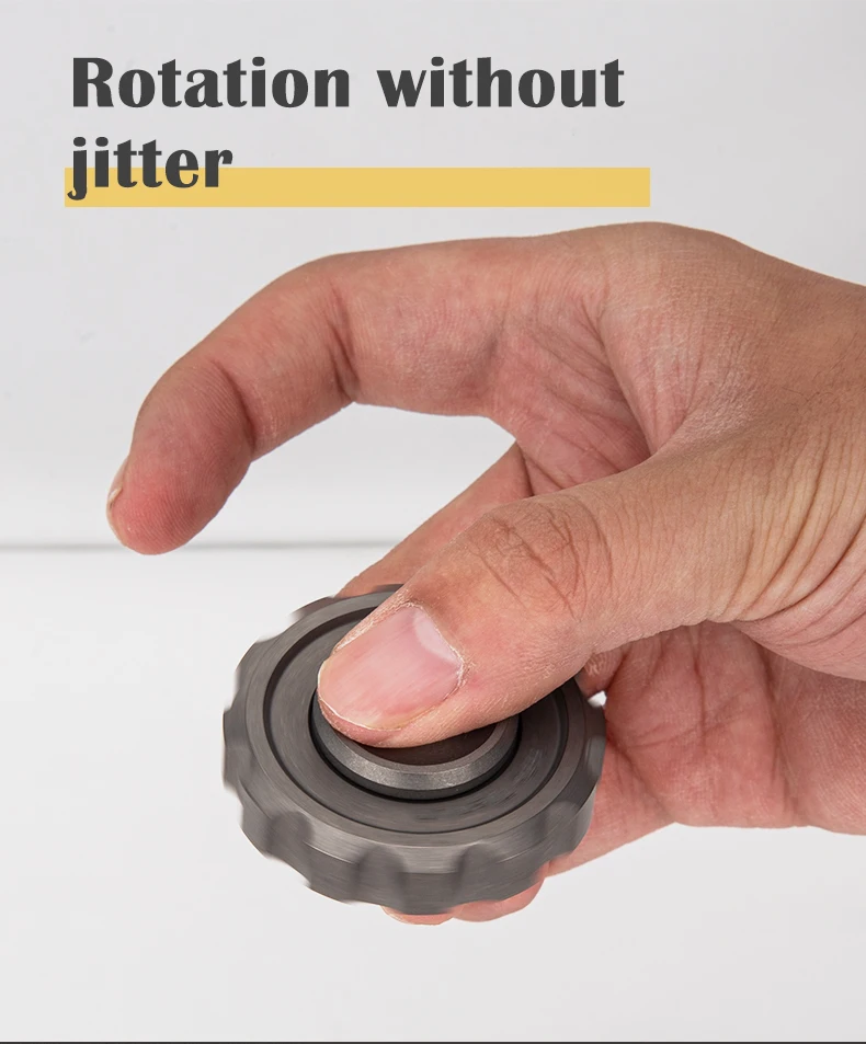 Tito Adult Anti Stress Edc Large Gear And Small Gear Gyroscope Metal ...