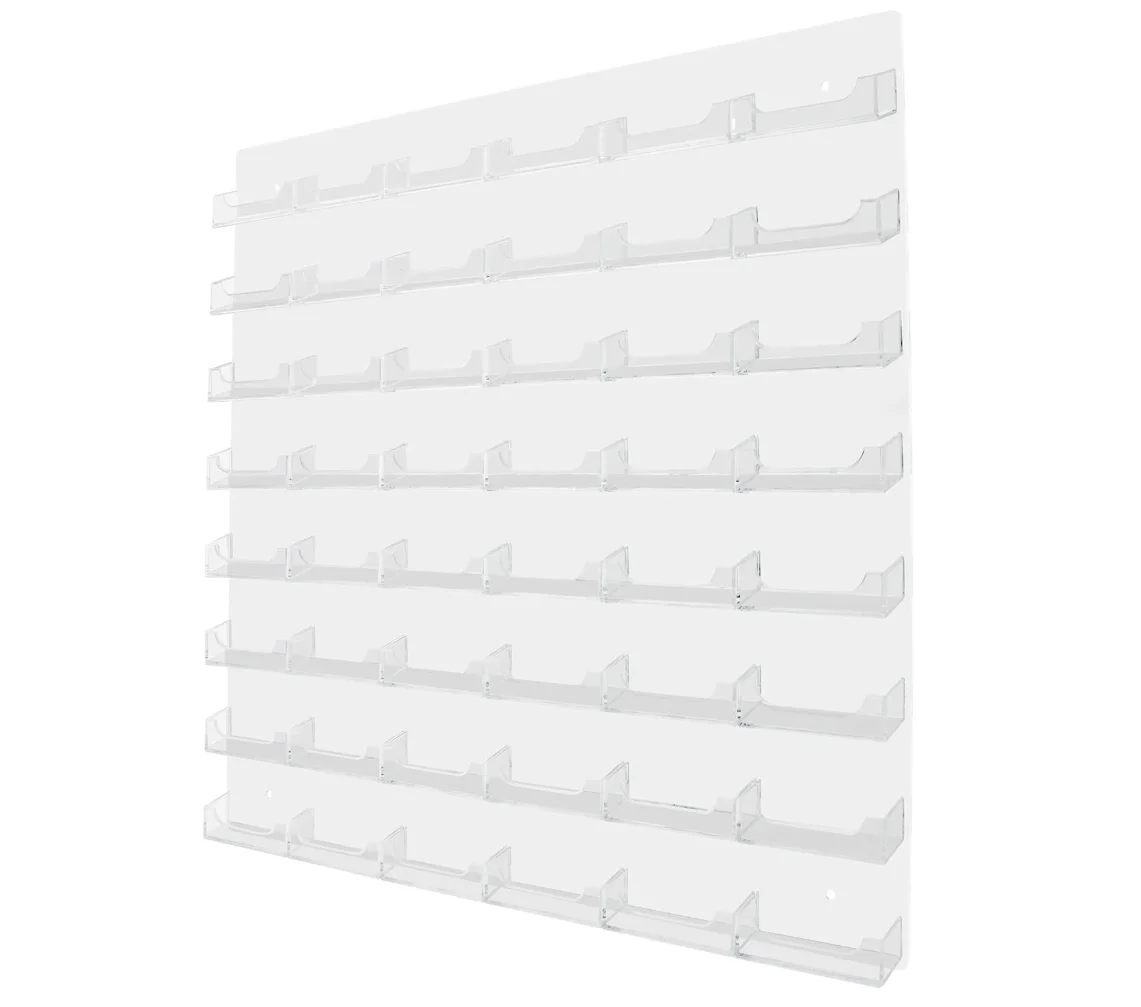 Hanging Business Card Holders - 48 Pocket PVC Acrylic Slots