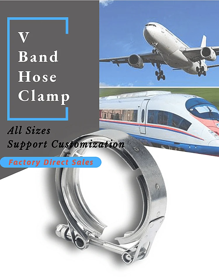 Standard Latch And Quick Release V Band Clamp Flange Kit For Tubes And ...