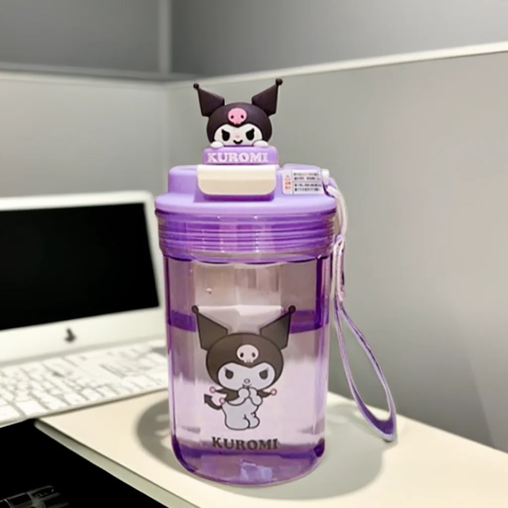 480 Ml Sanrio Kuromi Coffee Cup - Cute & Sustainable