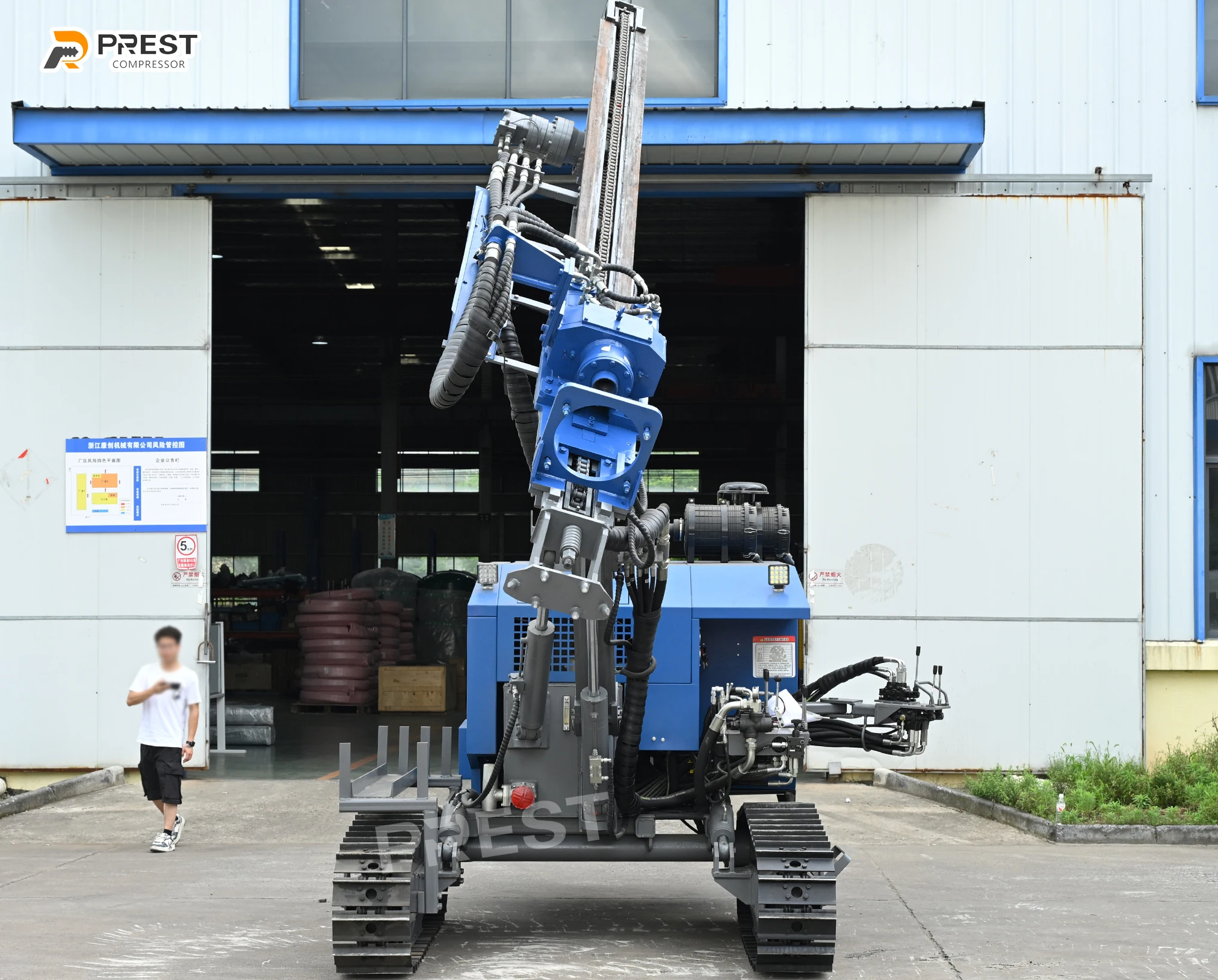 Depth of Economical Drilling 30m Diameter 90-260mm Split-type Powerful ...