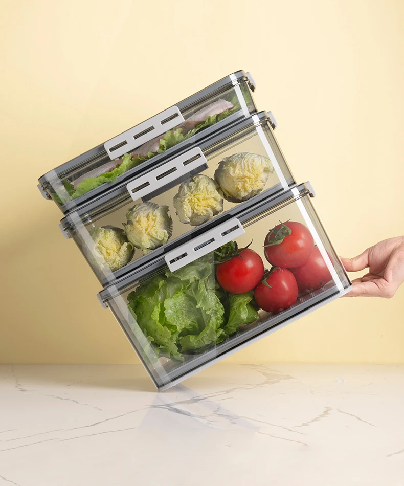 Timing Plastic Refrigerator Storage Boxes - Organize Efficiently