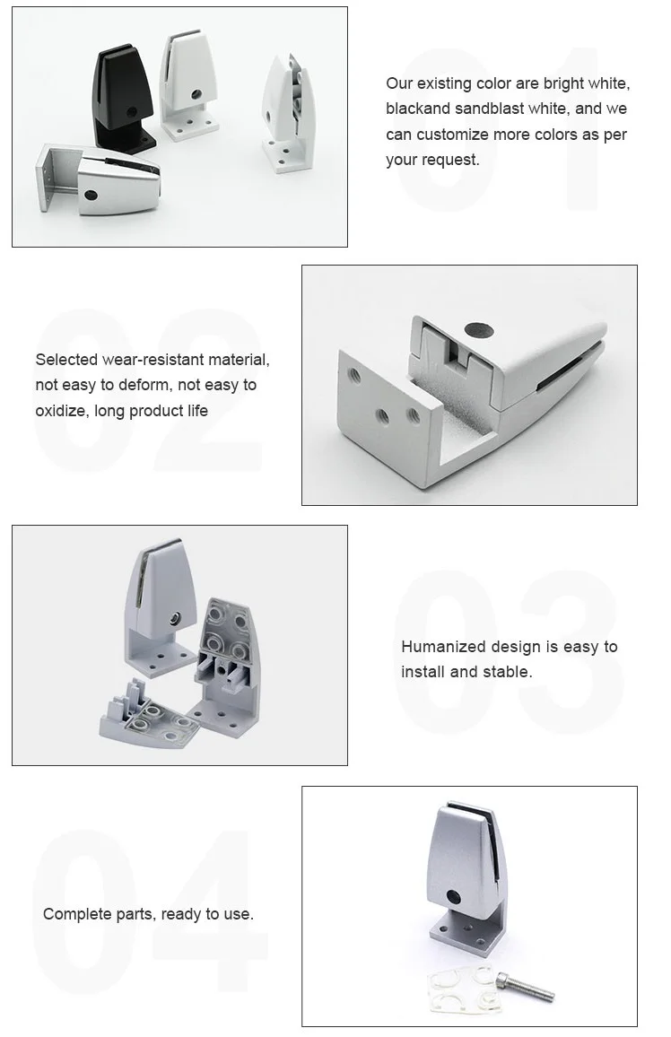 Customized High-quality Aluminum Alloy Glass Shelf L-shaped Desk ...