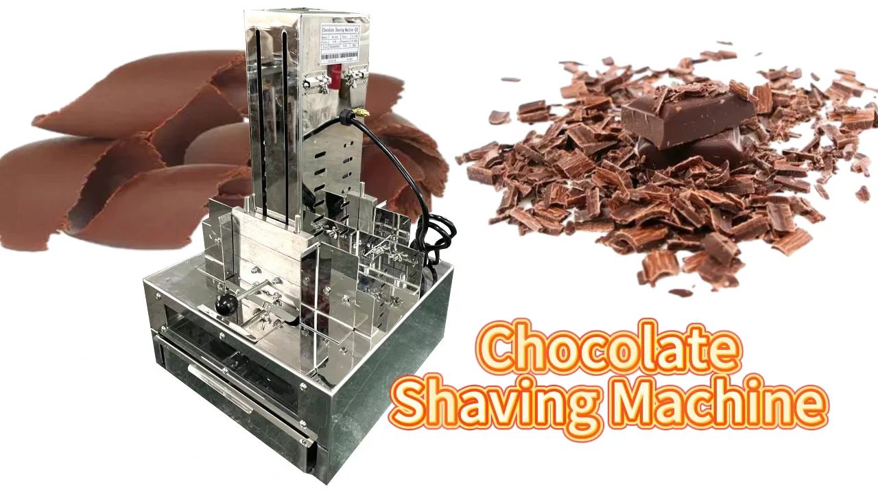 2024 New Chocolate Flakes Cutting Machine Chocolate Shavings Making ...