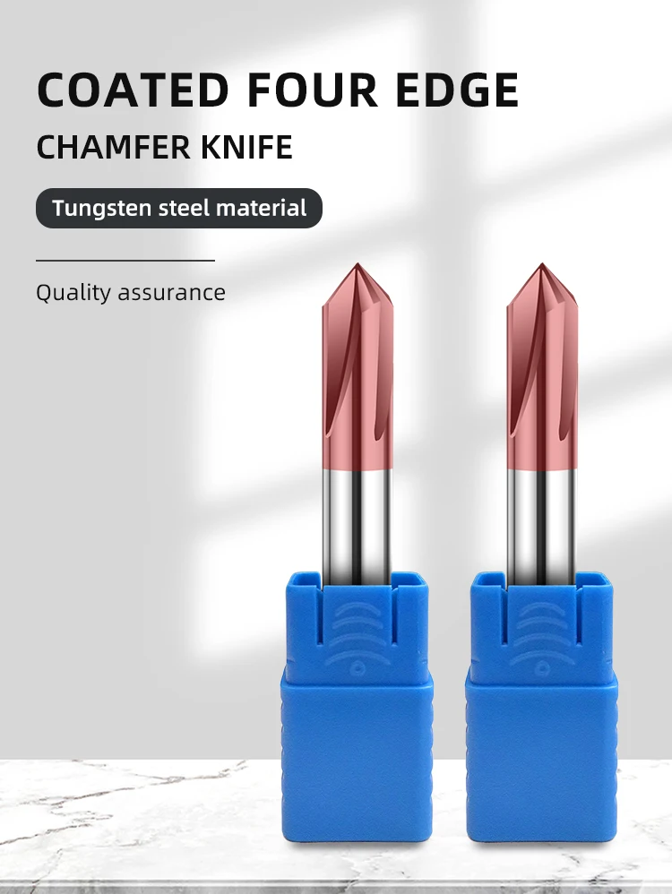 Paint-coat Tungsten Steel Chamfer Milling Cutter Carbide Chamfer ...