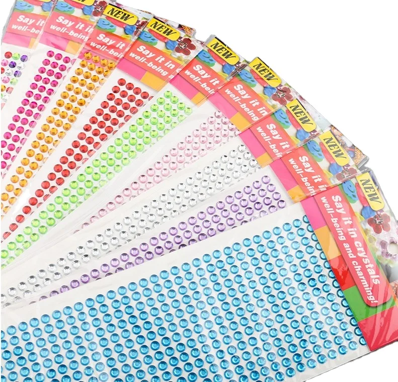 504 Self Adhesive Gems Stickers Jewels Stickers For Crafts Bling ...
