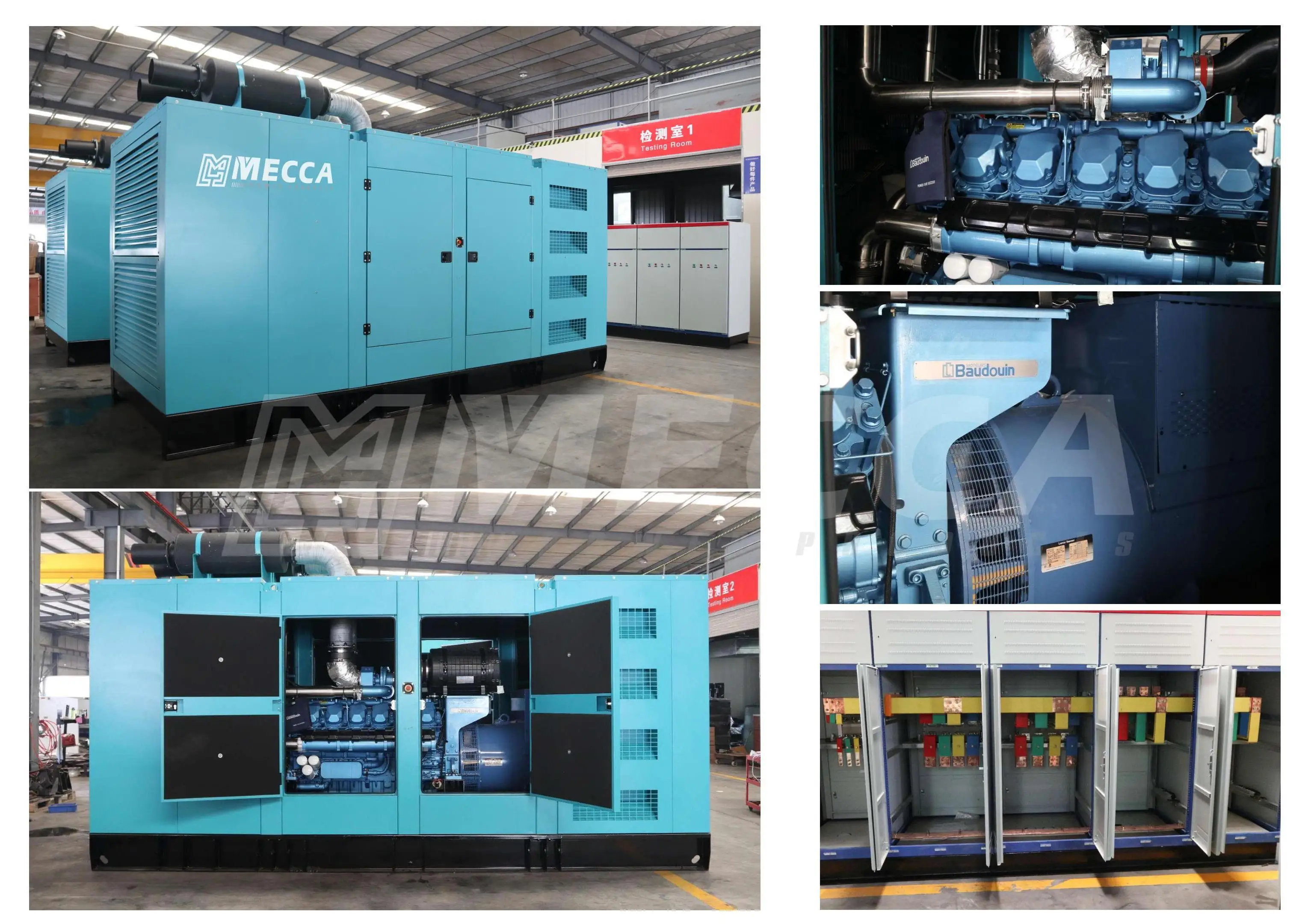 Power Plant Diesel Generators - Reliable 1000 KVA to 2500 KVA