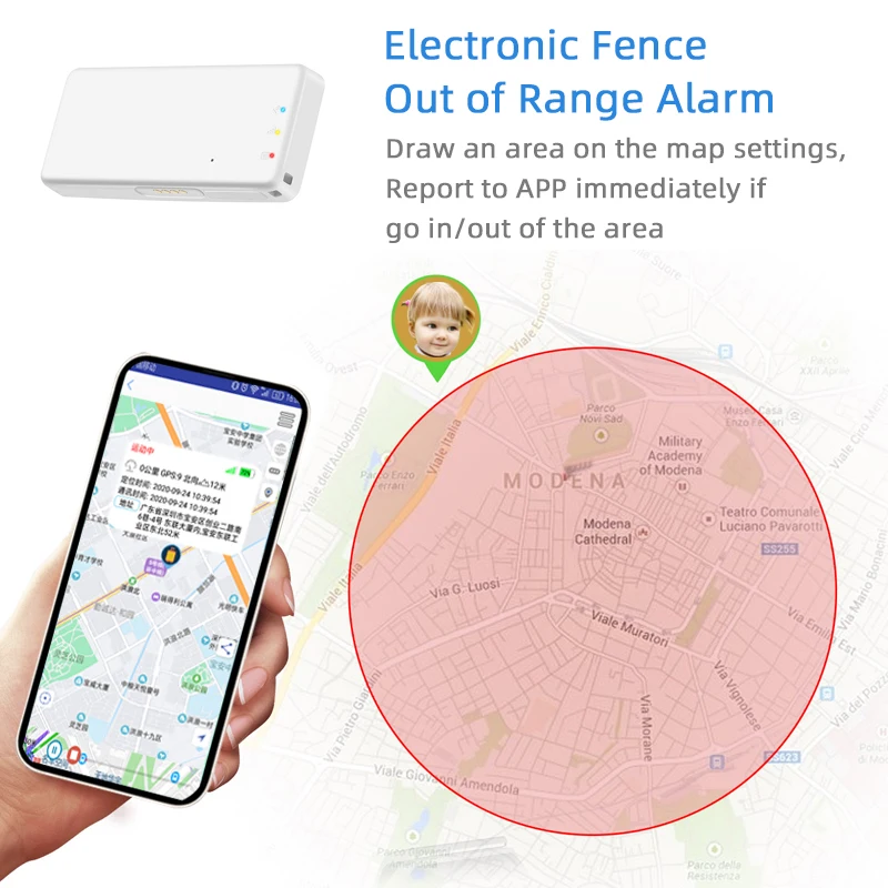 4G Lifetime Free APP ID Card Real Time Positioning Mini Personal GPS ...