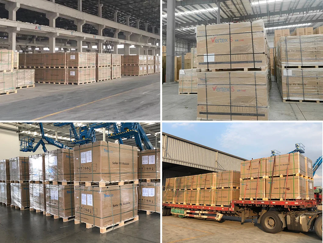 Trina Solar Dual-Row Tracker With 1-p Agile 510W 560W 20000W High Power ...