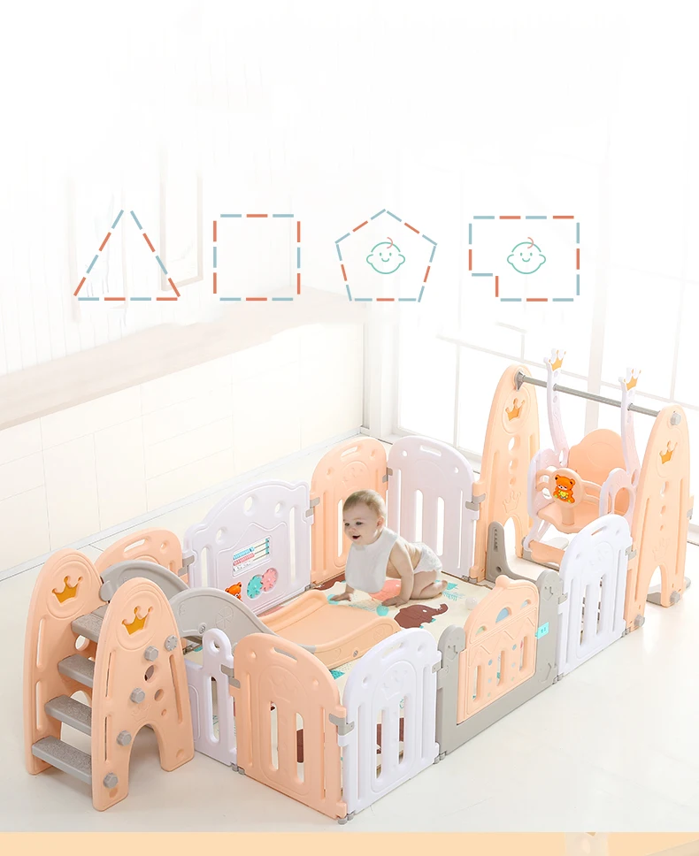 Baby Playground Safety Protective Fence Plastic Playpen For Baby Fence ...