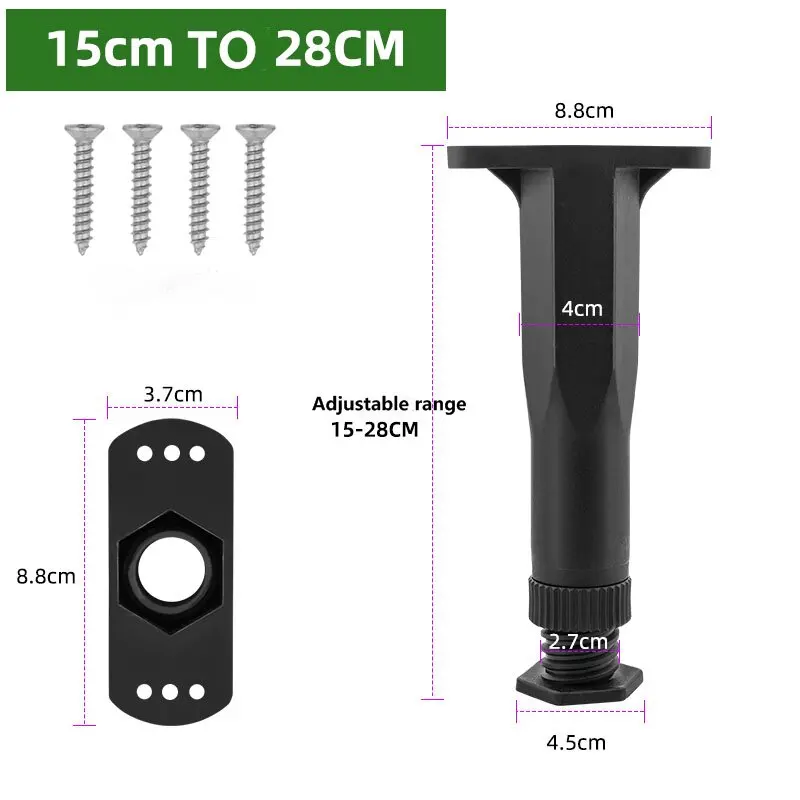 Adjustable Support Feet Table Sofa Feet Furniture Cabinet TV Cabinet ...