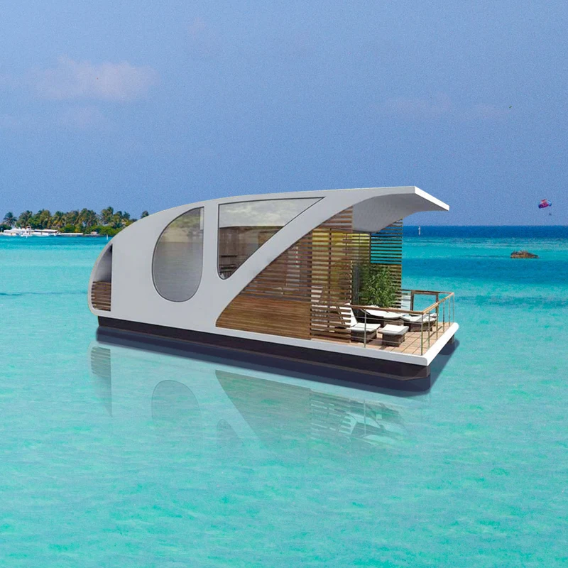 Water Sea Houseboat Floating Party Boat Prefab House With Furniture ...