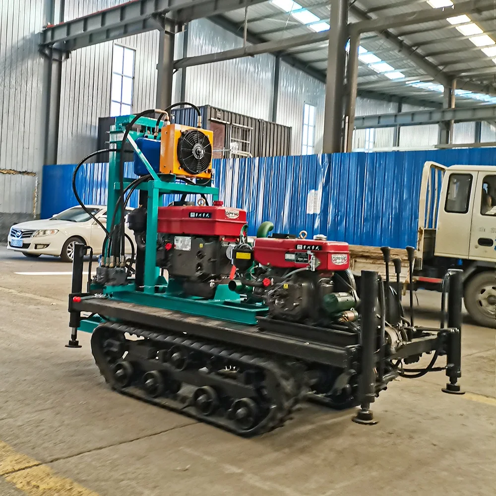Small Crawler Hydraulic Drilling Rig For Geological And Mineral ...