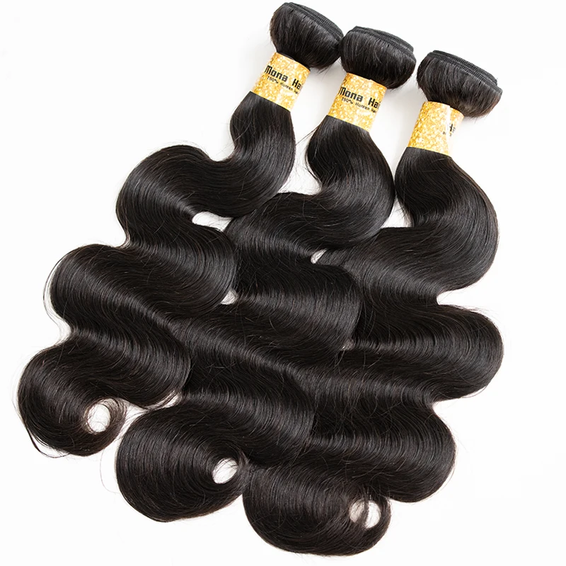 Double Drawn Virgin Hair Bundles Cuticle Aligned Soft Silky Human Hair ...