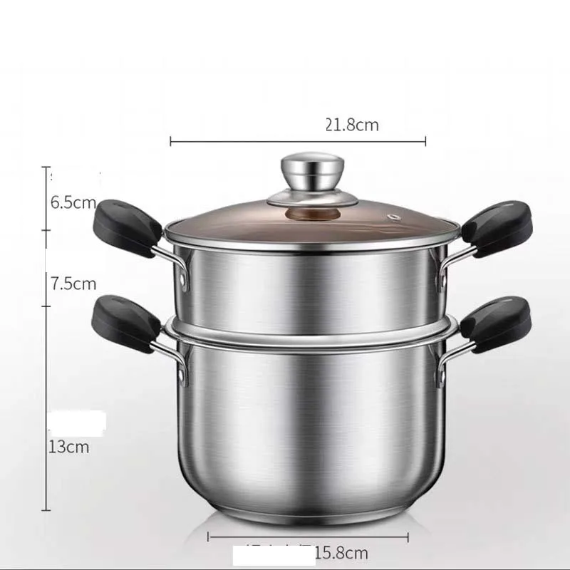 High Quality Cookware Sets Capsule Bottom Stainless Steel Cooking Pots ...
