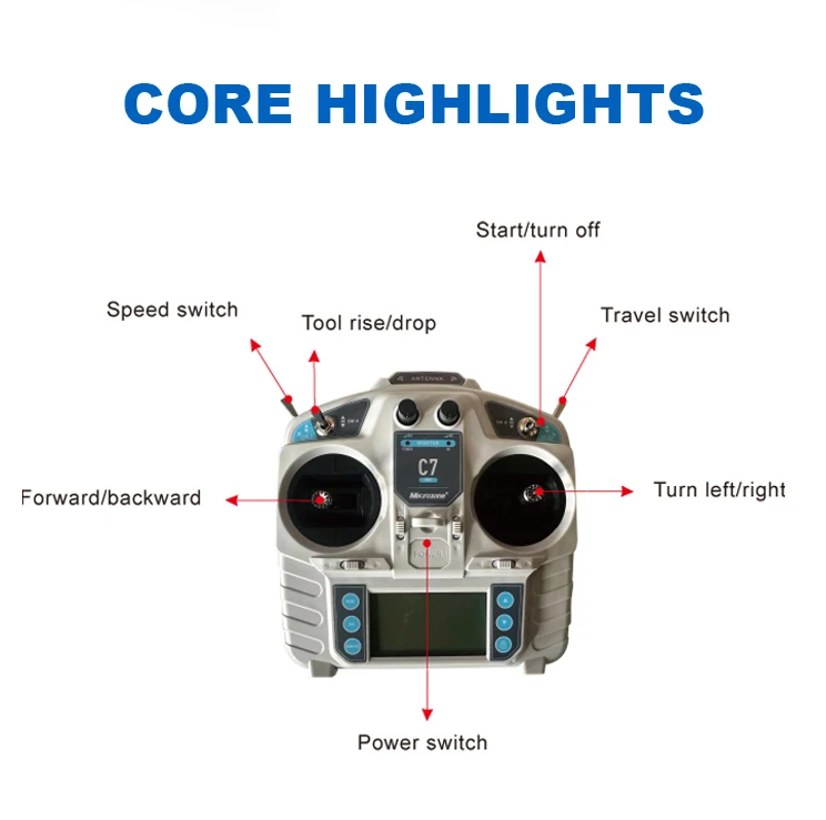 Best-selling Diesel Remote-controlled High-power Lawn Mower Wireless ...