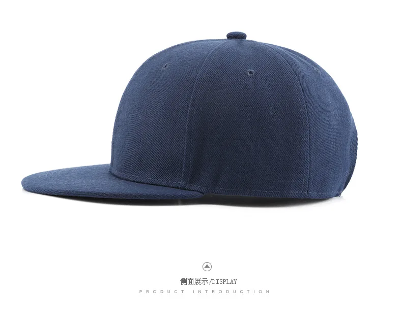 Custom Embroidery Logo Blank Fitted Caps Unisex Pure Baseball Hat 6 ...