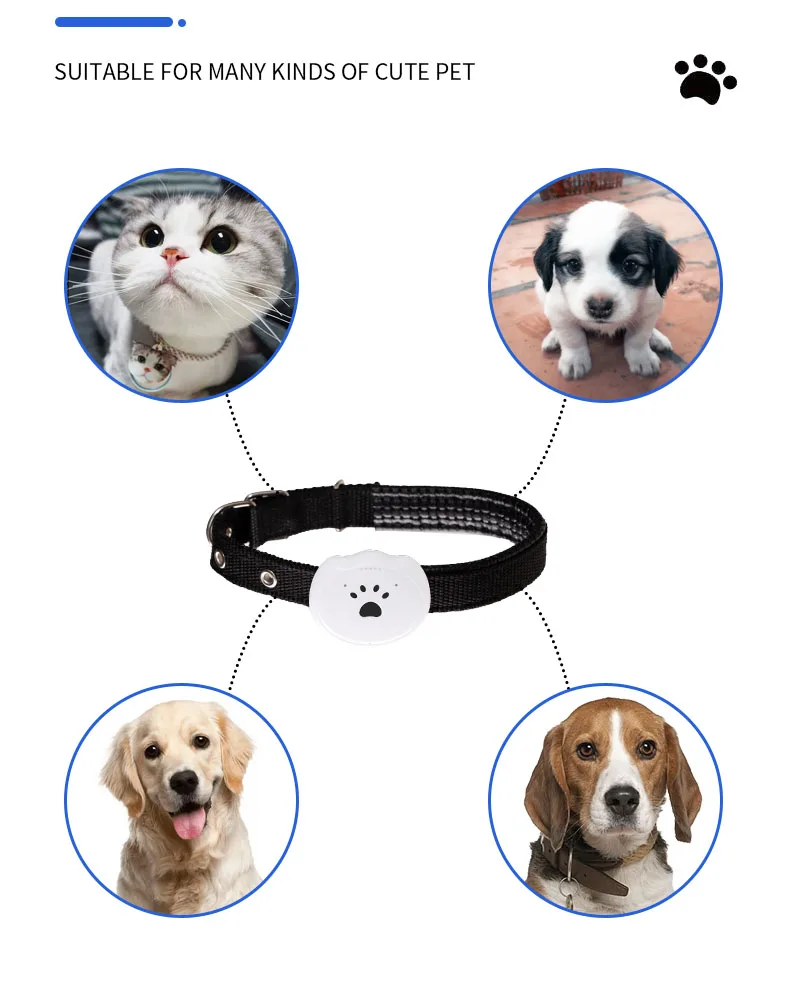 Waterproof Mini Gps Dog Collar Tracking Device Pet Tracker Gps For Dog ...