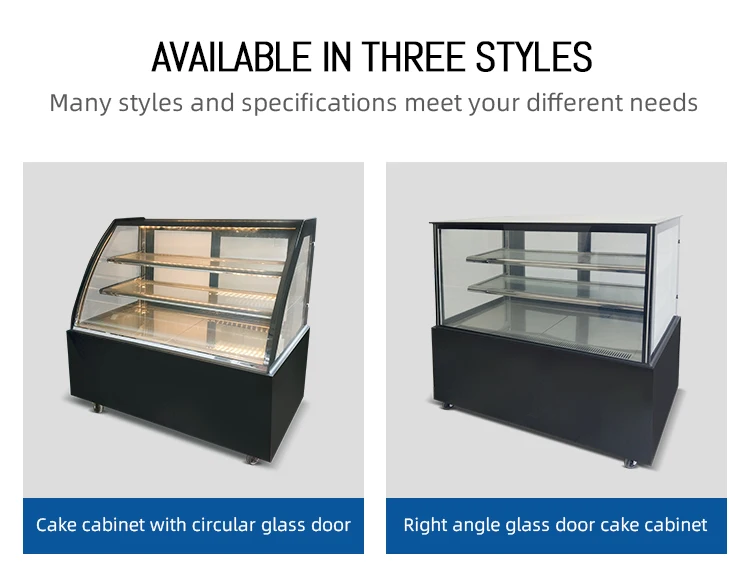 Cake Display Fridge for Bakery Showcase - Single-Door Refrigerated ...