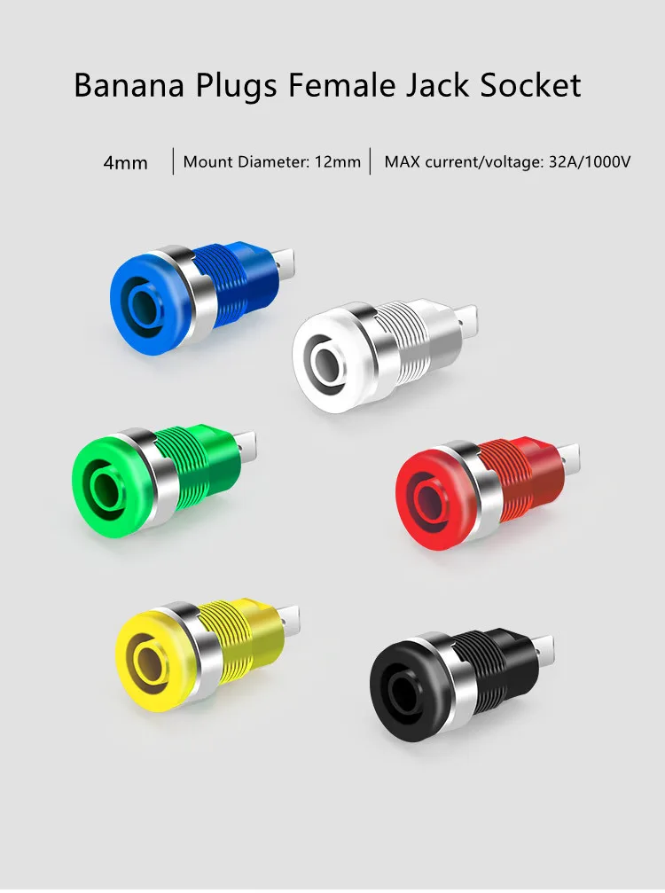 4mm Banana Sockets - Reliable Audio & Video Connectors