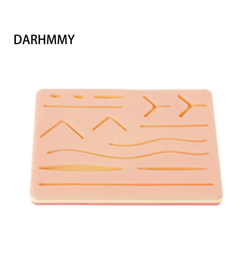 DARHMMY Medical Silicone Trauma Skin Suture Practice Pad