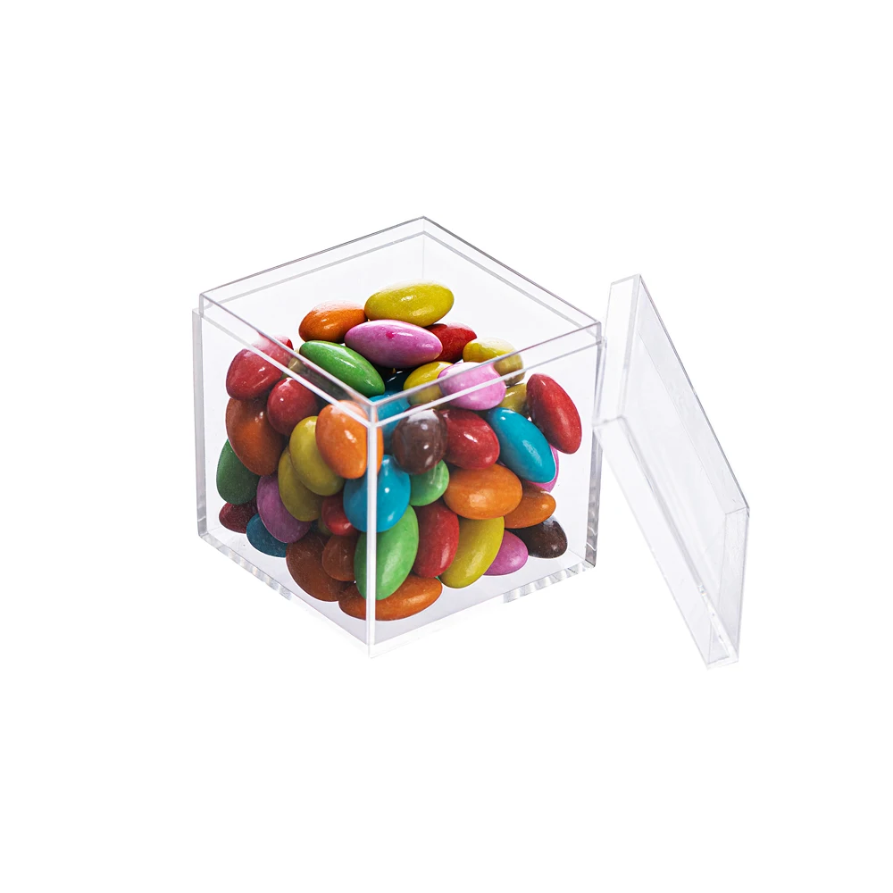 OEM Factory Rose Square for Acrylic Candy Box Custom Clear Plexiglass ...