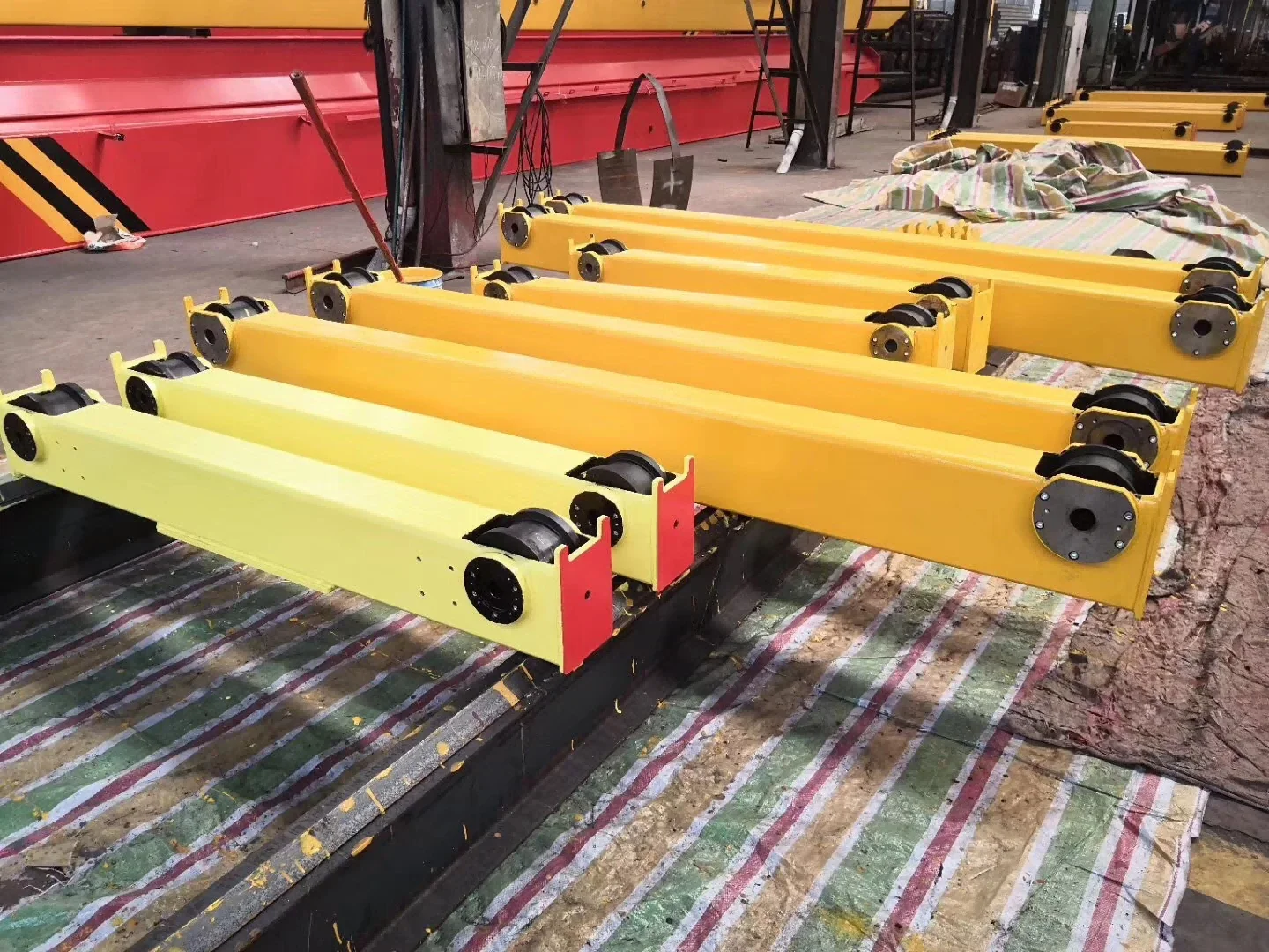 Overhead Gantry Crane Electric Trolley Wheel Steel Casting Forged ...