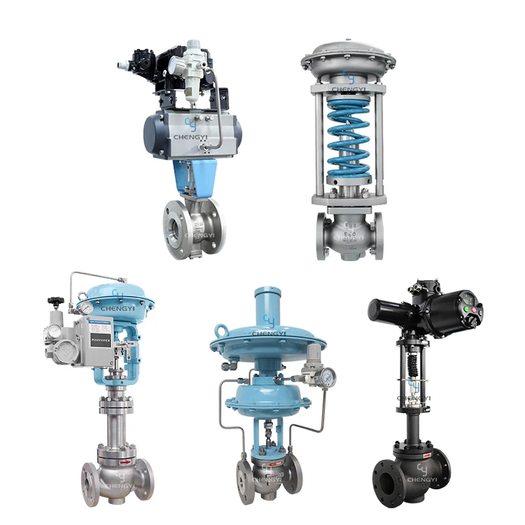 3-way Diverting and Converging Control Valve Diaphragm Pneumatic ...