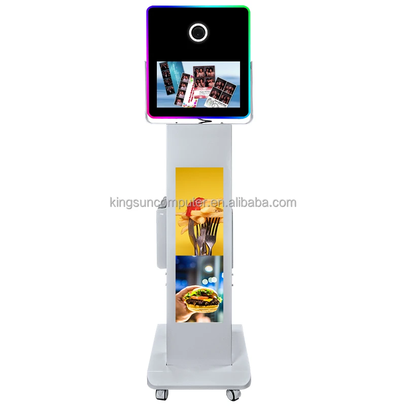 Portable Lcd Screen Dslr Photo Booth Kiosk Metal Dslr Camera Photo ...