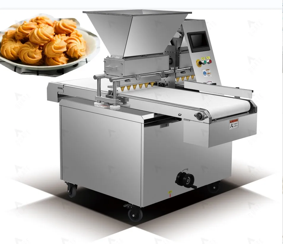 Automatic Industrial Machine Make Cookies Stamping Biscuits And Cookie ...