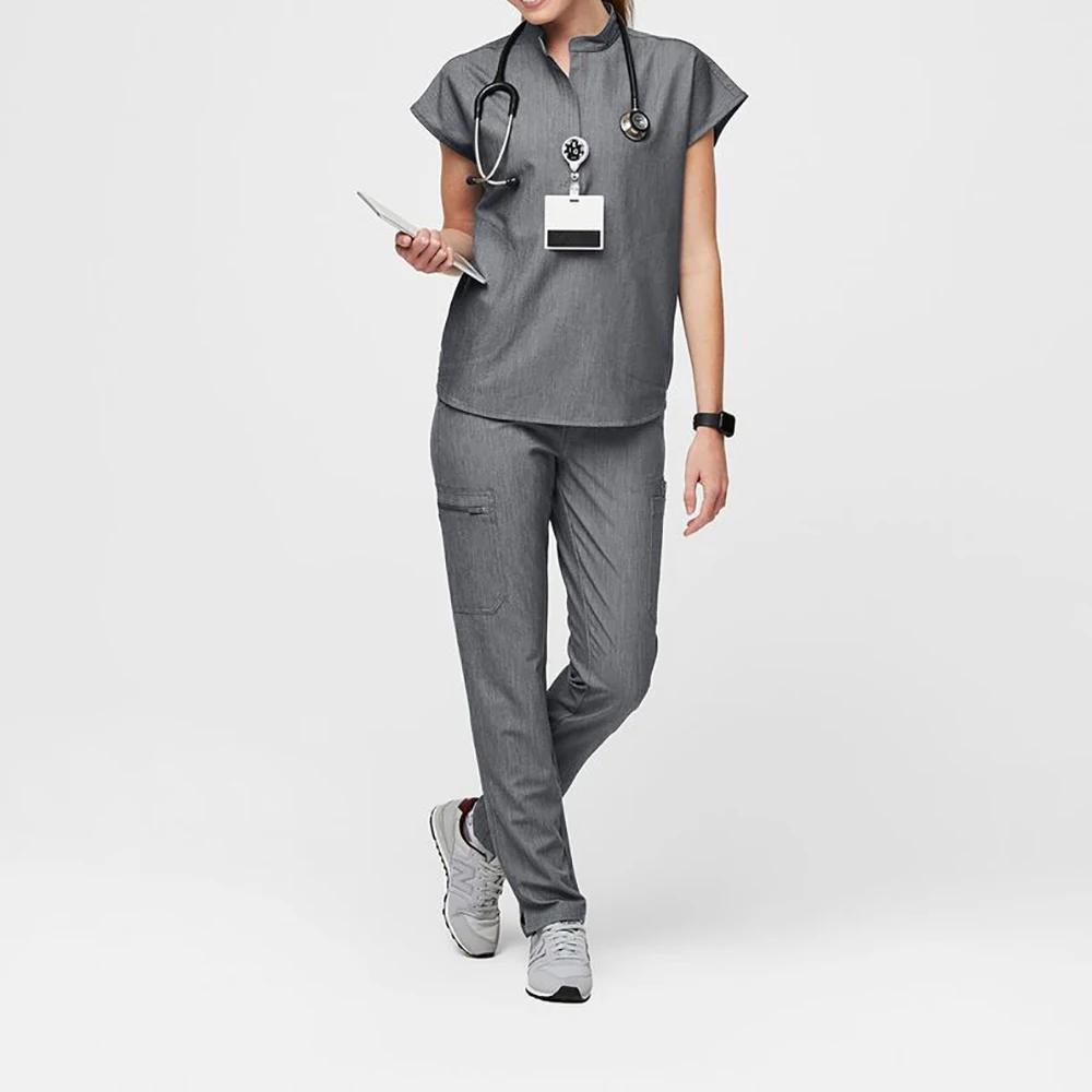 Hot Sale Medical Scrubs Uniforms Cherokee Women Scrub Nurse Uniform ...