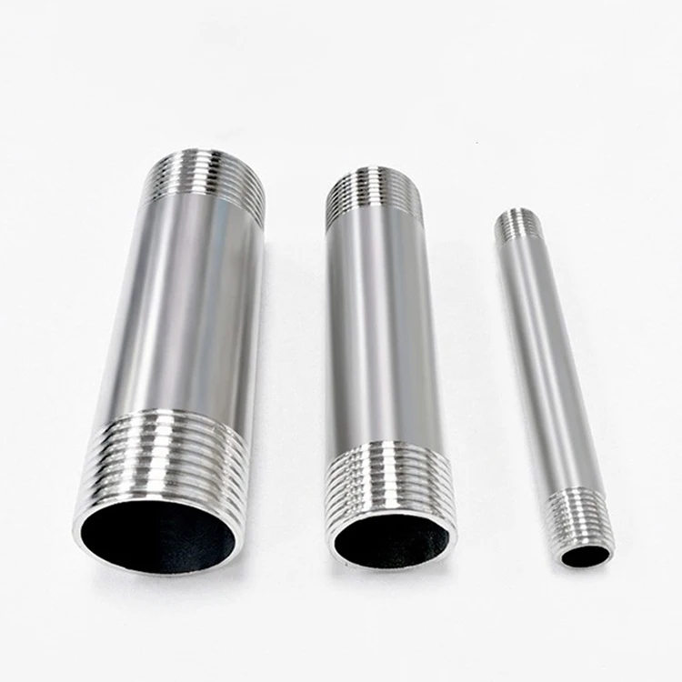 Single End Connector Barrel Fittings 302 Hexagon Socket Thread Insert ...