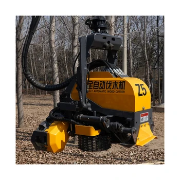 Ray Rotating Tree Shear Harvester For Excavator / Hydraulic Wood Cutter ...