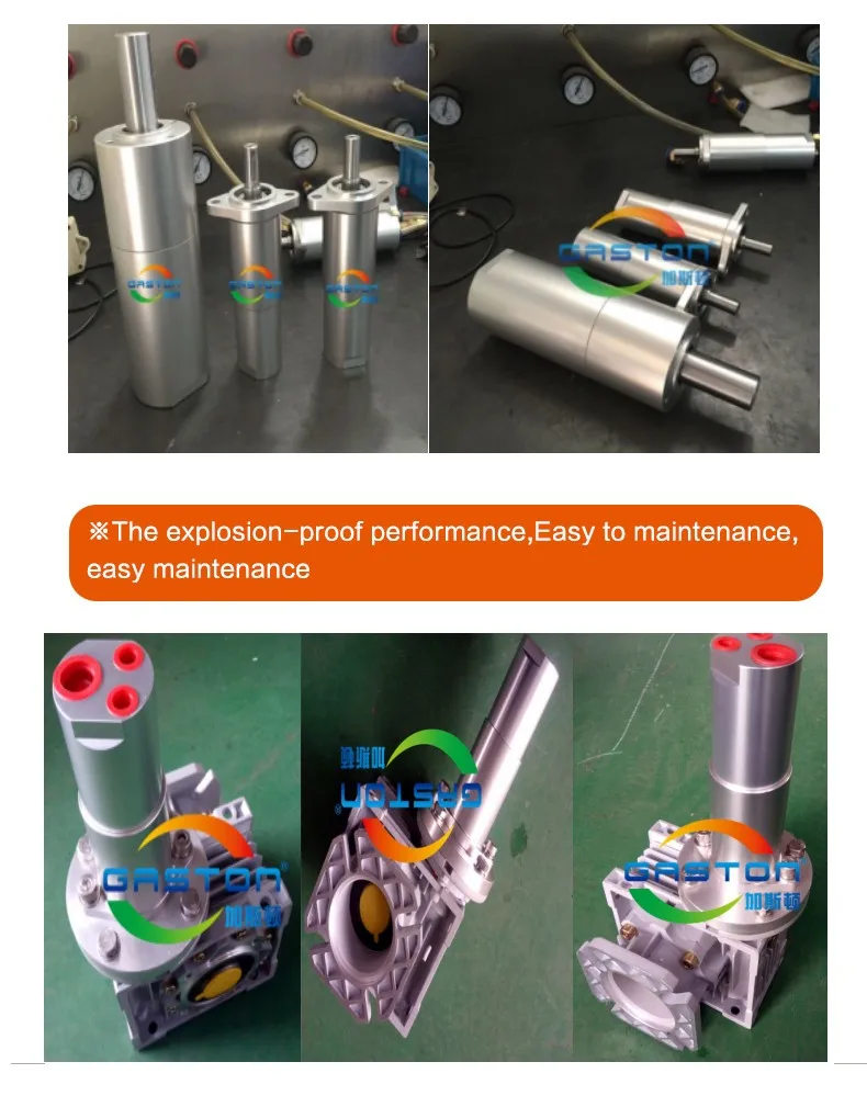 High-precision Pneumatic Motor GT100S with 150NM Torque