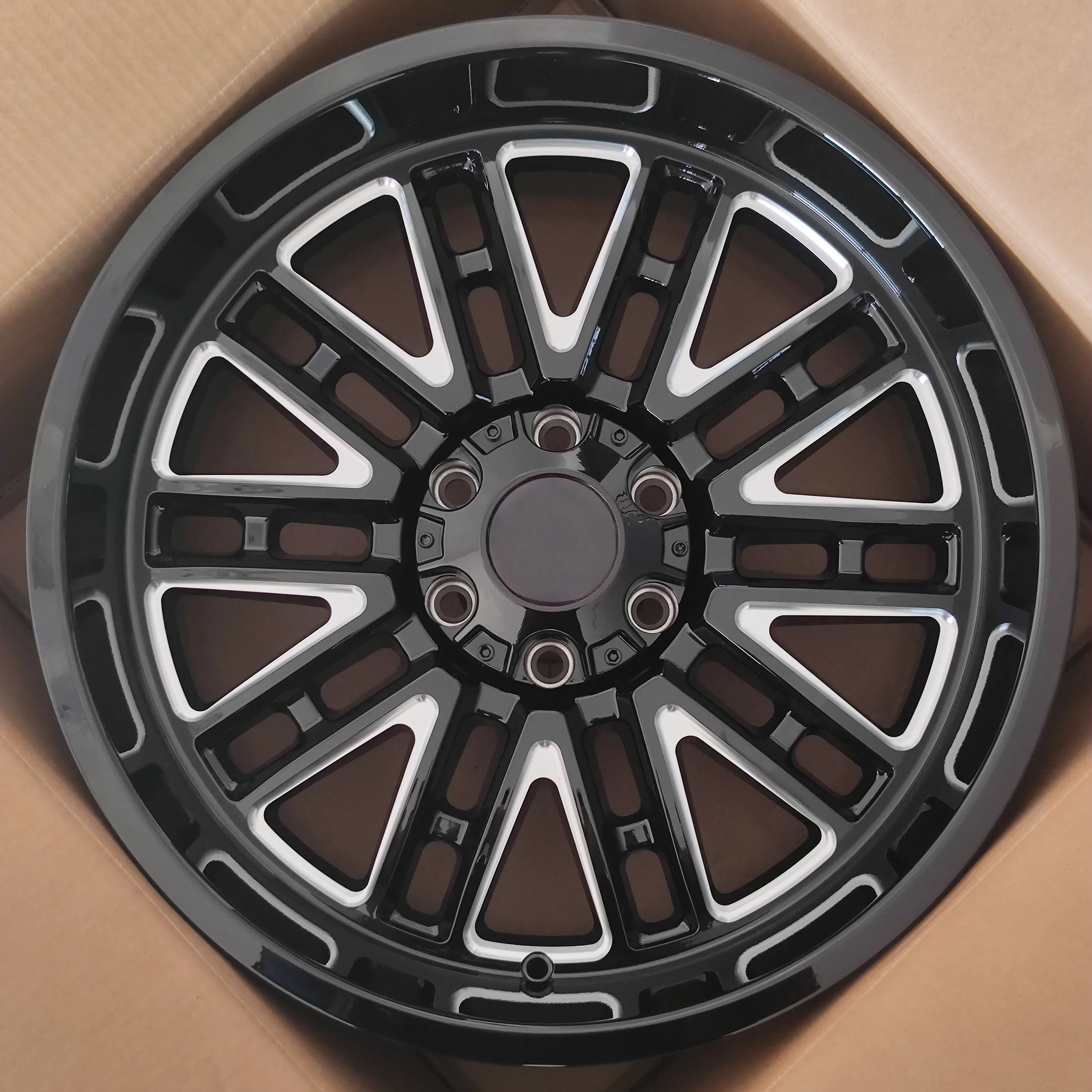 Kipardo Deep Concave Off-road Rims 20 Inch 6x139.7 Glass Black Milling ...