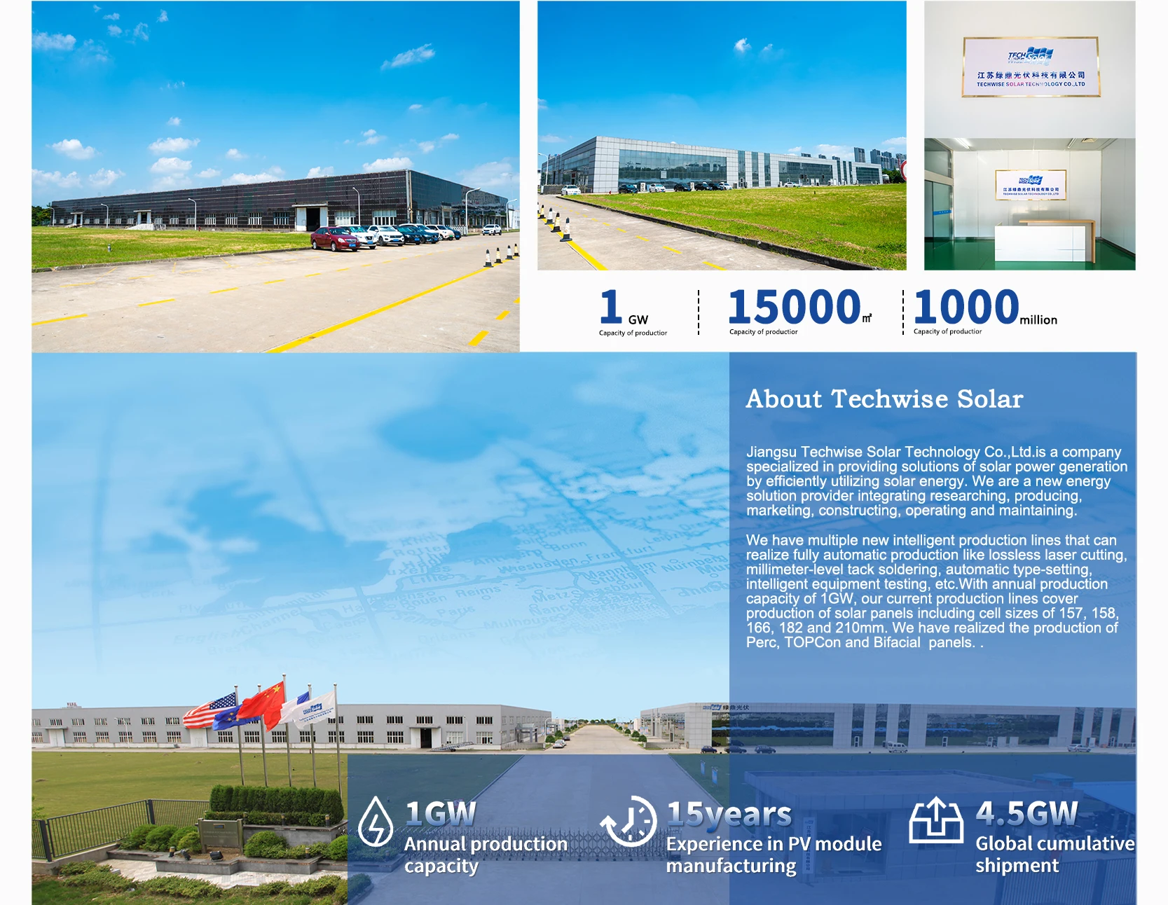 Techwise Solar 500w Mono Solar Panel Full Black Pv Module From Big ...