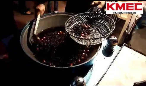 Kn-iii Automatic Commercial Chestnut Roasting Machine Auto Hot ...