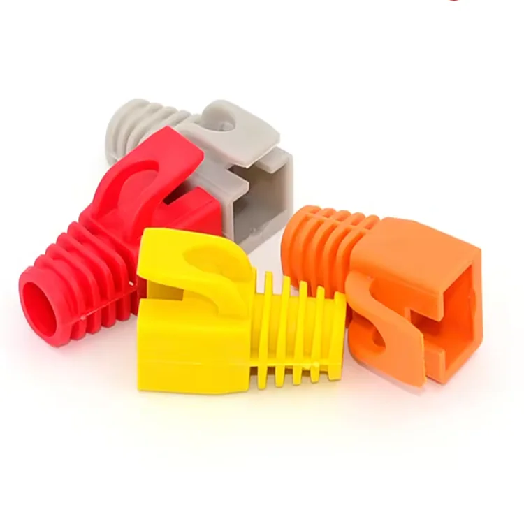 Rubber Rj45 Boot Protector Connector Connectors Modular Plug Colorful ...