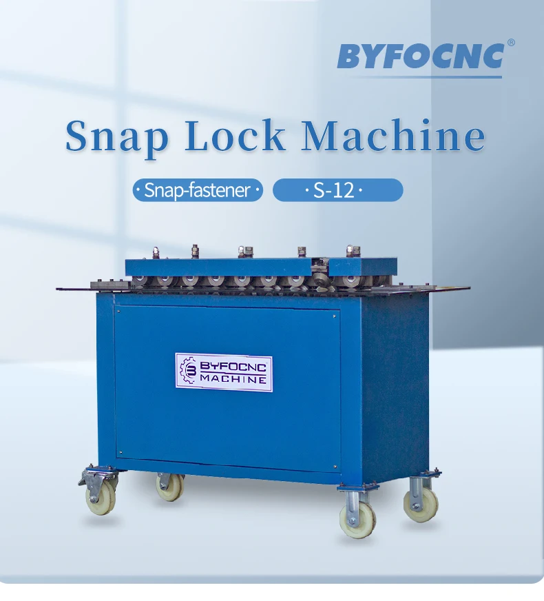 Byfo Pittsburgh Lock Former Machine Square Duct Lock Machine Snap Lock ...