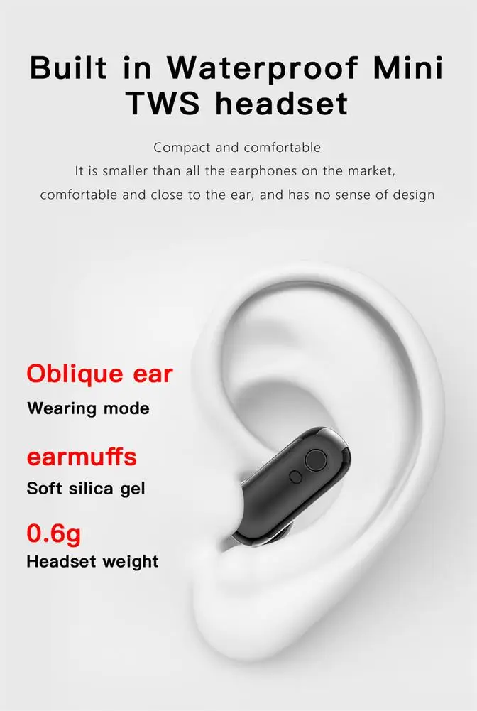 X7 New Tws 2 In 1 Wireless Bluetooth Headset Full Touch Screen Smart ...