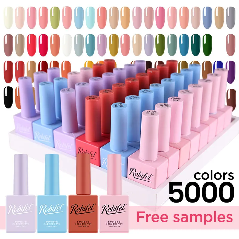 3000 Color Whole Set Enamel Nail Polish Gel Kit High Quality Nail Art ...