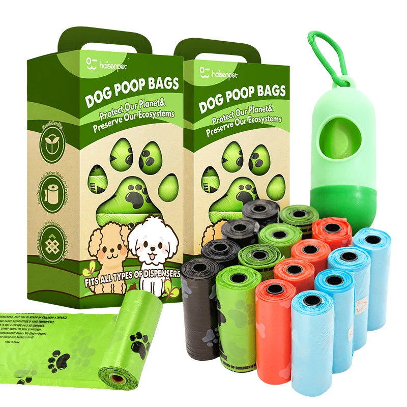 PBAT+PLA Eco Friendly Leak-Proof Biodegradable Compostable Dog Poop Bags| Alibaba.com