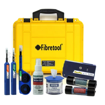 Ftk-518 Connector Cleaner Fiber Optic Cleaning Tool Kit With Rugged ...