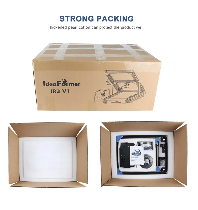 3d Printer Ideaformer Ir3 V1 Conveyor Belt 250*250mm Infinite Z Print Size High Precision ...