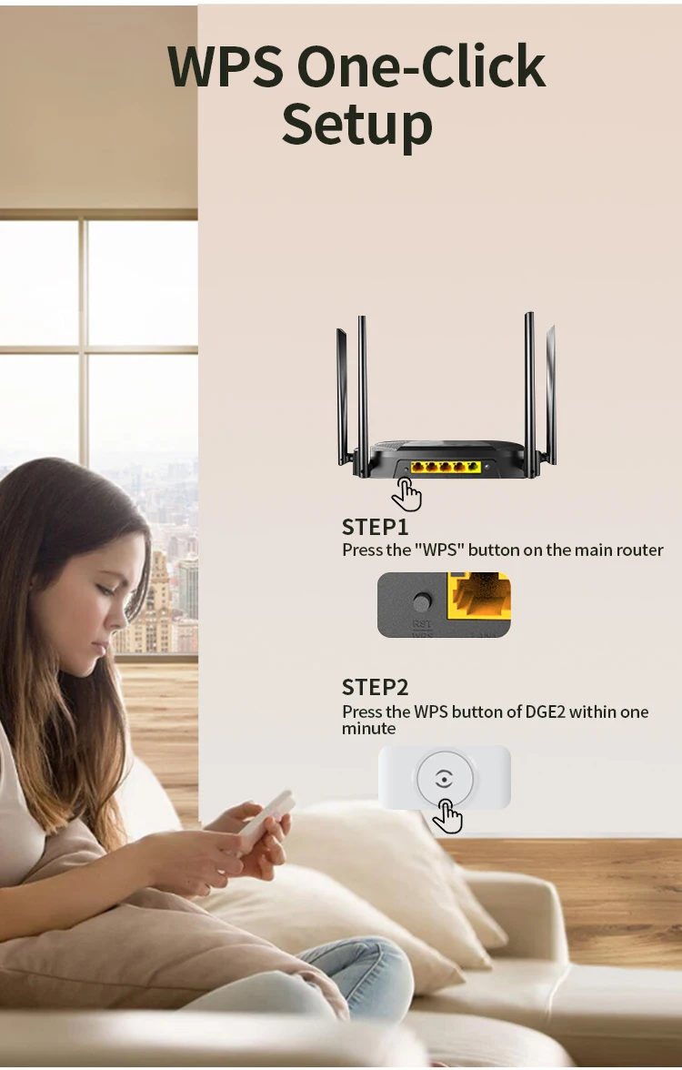 Dragonglass DGE1 Dual-Band 1200mbps Signal Extender Booster
