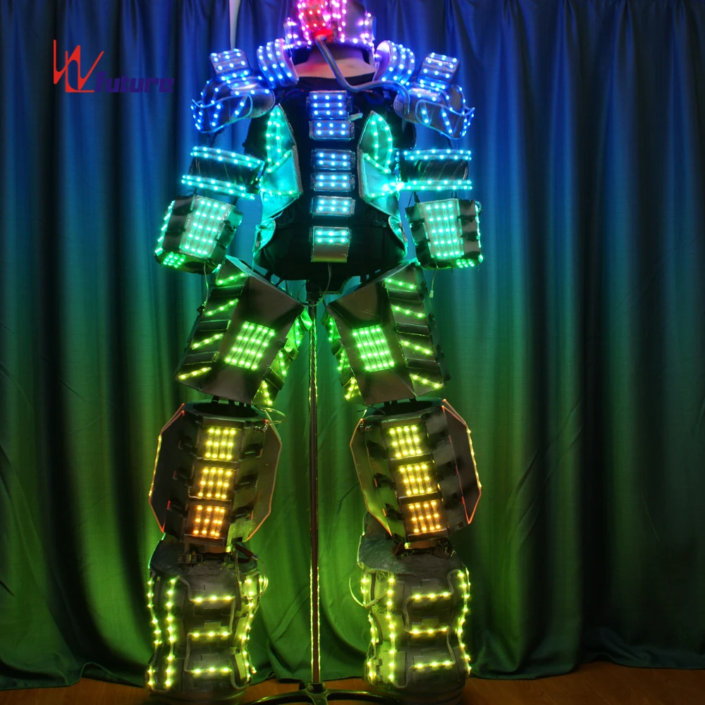 Artificial Stilt Walker's Robot Led Costumes,Programmable Led Tron ...