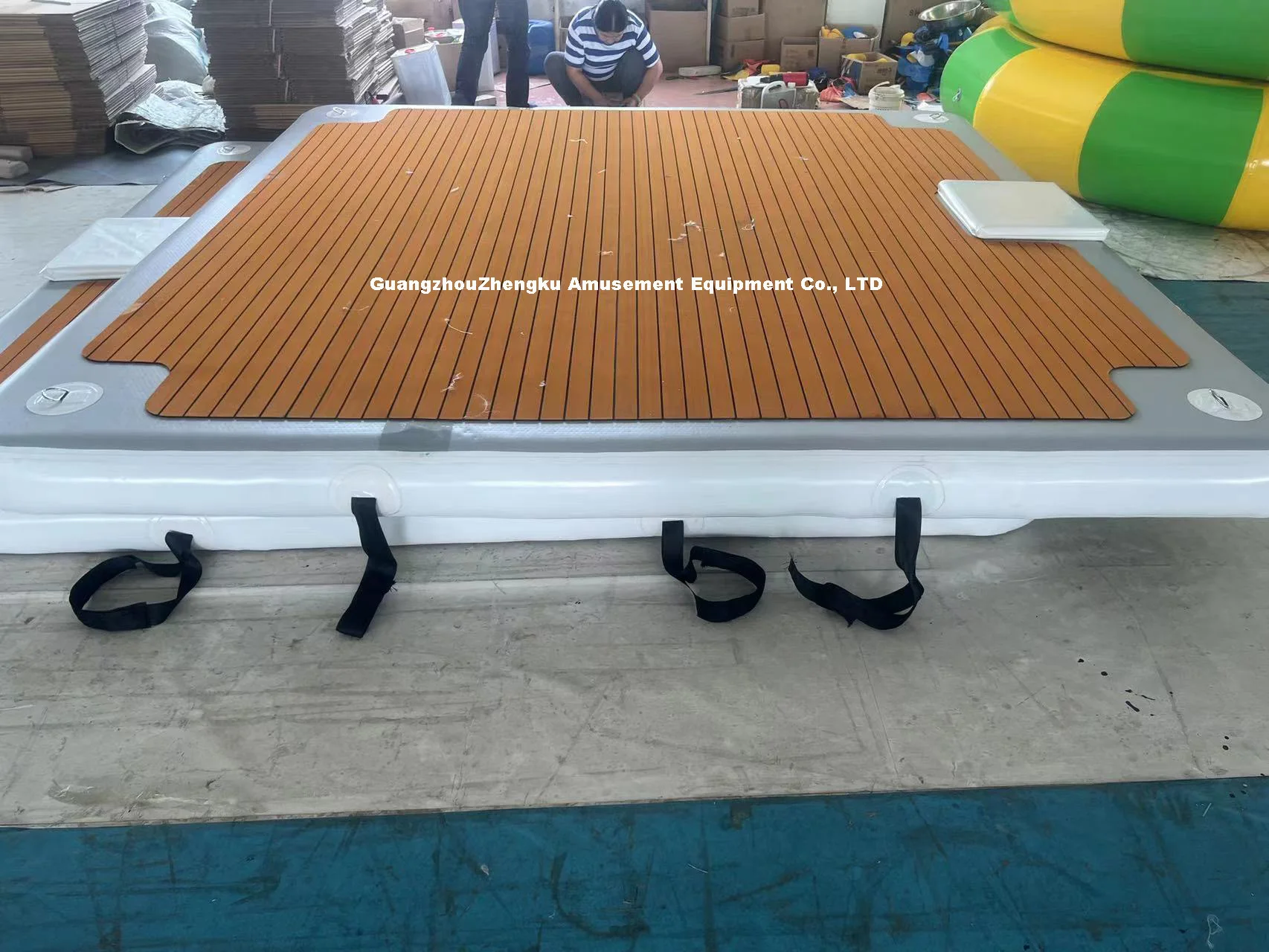 High Quality Drop Stitch Inflatable Floating Dock Platform For Pool ...