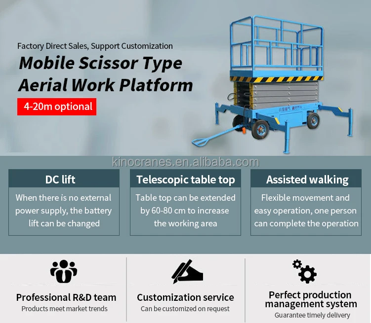 4-18m Aerial Skylift - Electric Scissor Lift Platforms